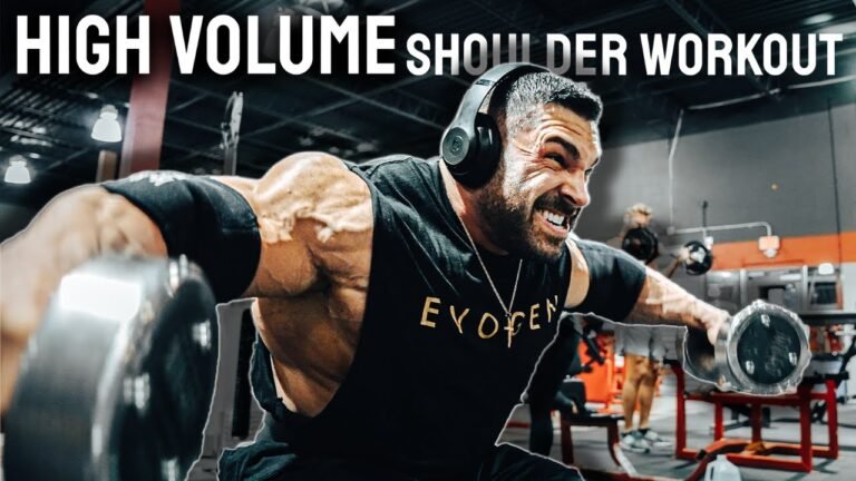 Derek Lunsford’s 5-Exercise, High-Volume Shoulder Workout for Massive ...